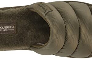 Koolaburra by UGG Men's ROMMIE Nylon Slipper, Dark Olive, 11