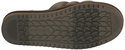 Koolaburra by UGG Men's ROMMIE Nylon Slipper, Dark Olive, 11