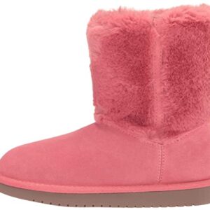 Koolaburra by UGG Unisex-Child Aubrei Short Boot, Tea Rose, 5 Big Kid