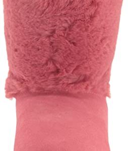 Koolaburra by UGG Unisex-Child Aubrei Short Boot, Tea Rose, 5 Big Kid