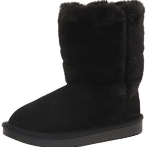 Koolaburra by UGG Unisex-Child Aubrei Short Boot, Black, 13 Little Kid