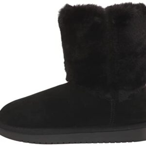 Koolaburra by UGG Unisex-Child Aubrei Short Boot, Black, 13 Little Kid