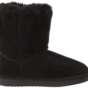 Koolaburra by UGG Unisex-Child Aubrei Short Boot, Black, 13 Little Kid