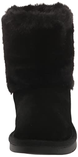 Koolaburra by UGG Unisex-Child Aubrei Short Boot, Black, 13 Little Kid