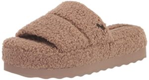 koolaburra by ugg women's peachee slide slipper, amphora, 9