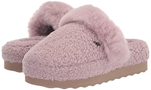 Koolaburra by UGG Women's PEACHEE Slipper, Elderberry, 7