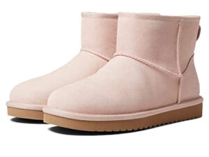 koolaburra by ugg women's koola mini ii fashion boot, peach whip, 11