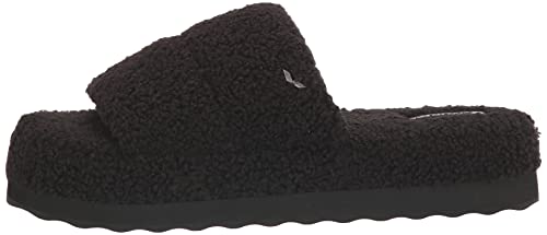 Koolaburra by UGG Women's PEACHEE Slide Slipper, Black, 8