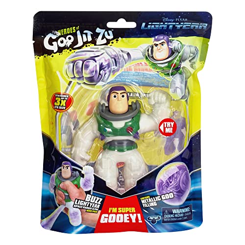 Heroes of Goo Jit Zu Disney Pixar Lightyear Lightyear Hero Pack - Alpha Buzz, Squishy, Stretchy, Gooey Hero