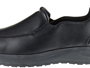 Amazon Essentials Men's Service Shoe, Black, 10.5