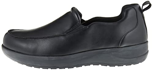 Amazon Essentials Men's Service Shoe, Black, 10.5