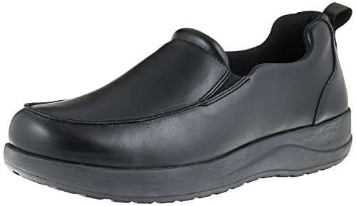 Amazon Essentials Men's Service Shoe, Black, 10.5