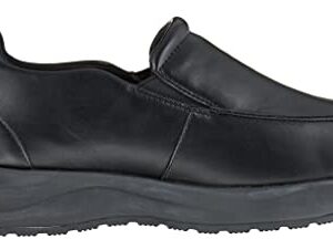 Amazon Essentials Men's Service Shoe, Black, 10.5