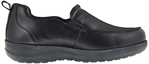 Amazon Essentials Men's Service Shoe, Black, 10.5