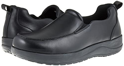 Amazon Essentials Men's Service Shoe, Black, 10.5