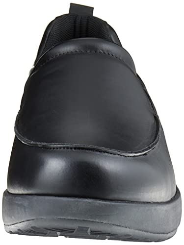 Amazon Essentials Men's Service Shoe, Black, 10.5