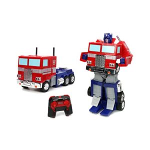 transformers optimus prime converting remote control vehicle