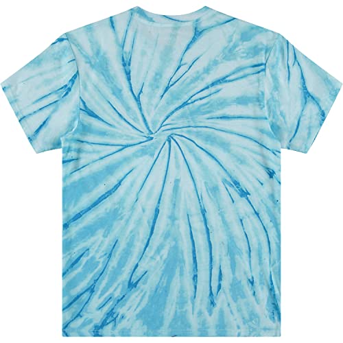 Mens Spongebob Squarepants Classic Shirt - Spongebob, Patrick & Krusty Krab Tie Dye T-Shirt (Blue Dye, XX-Large)