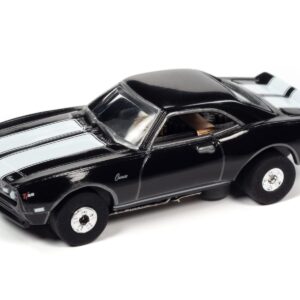 Auto World Thunderjet 1968 Chevrolet Camaro Z28 (Black) HO Scale Slot Car