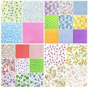 120 Pcs 4'' x 4'' Cotton Craft Fabric Bundle Squares,DIY Sewing Quarters Bundle,Precut Cotton Fabric Bundles for Precut Fabric,Quilting Fabric Bundles,DIY Sewing Quilting Scrapbooking