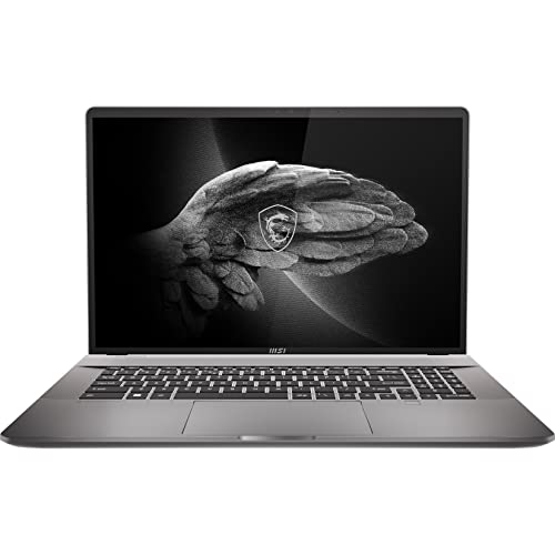 MSI Creator Z17 17" Professional Creator Laptop: Intel Core i9-12900H RTX 3080 32GB DDR5 2TB NVMe SSD, QHD+ 165hz Touch 100% DCI-P3, Thunderbolt 4 w/ PD Charging, Win 11 Pro: Lunar Gray A12UHST-048