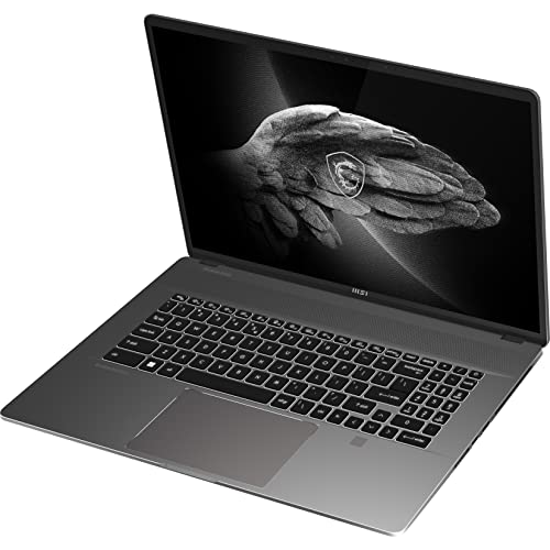 MSI Creator Z17 17" Professional Creator Laptop: Intel Core i9-12900H RTX 3080 32GB DDR5 2TB NVMe SSD, QHD+ 165hz Touch 100% DCI-P3, Thunderbolt 4 w/ PD Charging, Win 11 Pro: Lunar Gray A12UHST-048