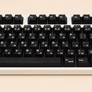 Gliging 130 Keys PBT Japanese Keycaps Cherry Profile DYE-Sub Navy Theme Minimalist Style Suitable for Mechanical Keyboard