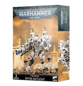 games workshop warhammer 40k - tau xv104 exo-armure riptide