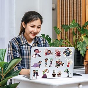 The Owl House Stickers Pack | 51 Pcs Removeable Vinyl Waterproof Owl House Stickers for Laptop Pc Water Bottle Skateboard, The Owl House Decals Gift for Adults Teens Boys and Girls