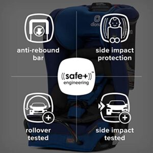 Diono Radian 3RXT SafePlus, 4-in-1 Convertible Car Seat, Rear and Forward Facing, SafePlus Engineering, 3 Stage -Infant Protection, 10 Years 1 Car Seat, Slim Fit 3 Across, Blue Sky