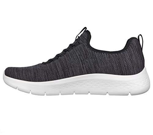 Skechers Men's Gowalk Flex-Athletic Slip-On Casual Walking Shoes with Air Cooled Foam Sneakers, Black/White 2, 11.5 X-Wide