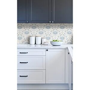 NuWallpaper Blue Shellby Peel & Stick Wallpaper