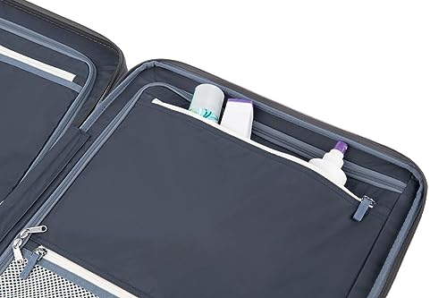 Travelpro Platinum Elite Hardside Expandable Spinner Wheel Luggage TSA Lock Hard Shell Polycarbonate Suitcase, Vintage Grey, Checked Large 28-Inch