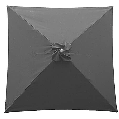 Plcnn 6.5 x 6.5 ft Patio Umbrella Canopy, Square Umbrella Replacement Cover Outdoor Table Umbrella Replacement Top Cover for Pool Beach Backyard Garden