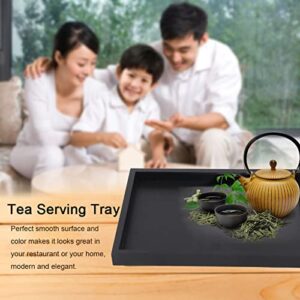 Bamboo Serving Tray Kitchen Food Tray with Handles Serving Platters Tray Great for Dinners Party,Tea Bar, Table Breakfast Snack