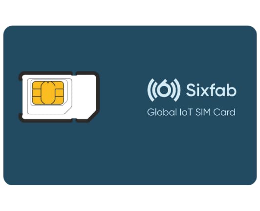 Sixfab IoT SIM Card | $10 Free Credit | Global Coverage | Pay-As-You-Go | Optional Data Packages | 4G/LTE & LTE-M (CAT-M1)