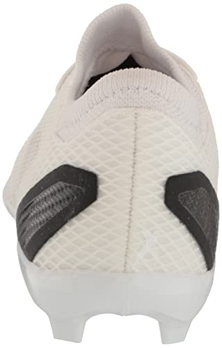 adidas Unisex X SPEEDPORTAL.3 Firm Ground Soccer Shoe, White/White/Black, 9 US Men