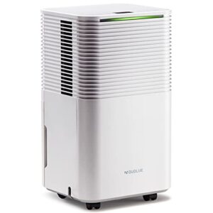 bublue 2000 sq. ft dehumidifier for basements, home and large room with auto or manual drainage | 36 db industry leading noise reducing | integrated air filters, 3 operation modes, clothes drying