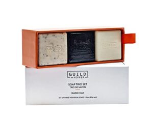 gilchrist & soames guild+pepper soap trio set