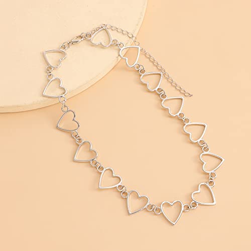 Chloe soo Choker Necklace - Simple Geometric Circle Choker Statement Clavicle Necklace for Women Girls Necklace Jewerly