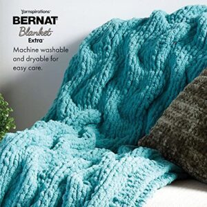 Bernat Blanket Extra Velveteal Yarn - 2 Pack of 300g/10.5oz - Polyester - 7 Jumbo - 97 Yards - Knitting, Crocheting, Crafts & Amigurumi