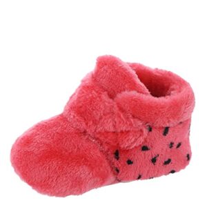 ugg baby i bixbee watermelon stuffie fashion boot, us 4-5 unisex infant