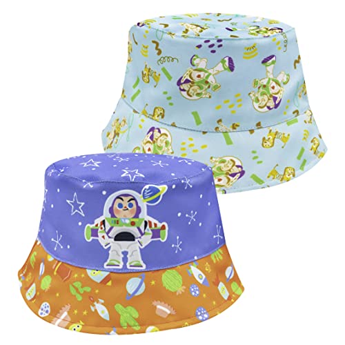 Disney Toy Story Kids Sun Hat, Toddler Bucket Hat for Boys, Reversible Kids Sun Hat Boys Bucket Hat, Toy Story Hat