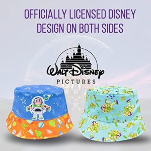 Disney Toy Story Kids Sun Hat, Toddler Bucket Hat for Boys, Reversible Kids Sun Hat Boys Bucket Hat, Toy Story Hat