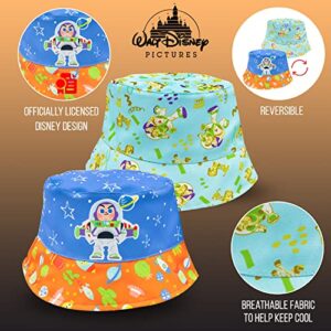 Disney Toy Story Kids Sun Hat, Toddler Bucket Hat for Boys, Reversible Kids Sun Hat Boys Bucket Hat, Toy Story Hat