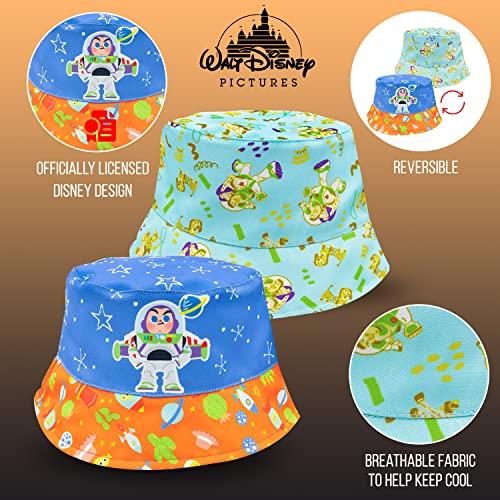 Disney Toy Story Kids Sun Hat, Toddler Bucket Hat for Boys, Reversible Kids Sun Hat Boys Bucket Hat, Toy Story Hat