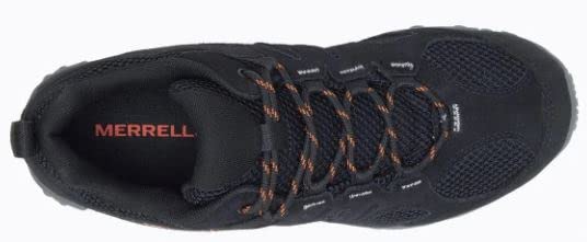 Merrell Men's Yokota 2 Hiking Shoe, Black/Exuberance, 10 M US