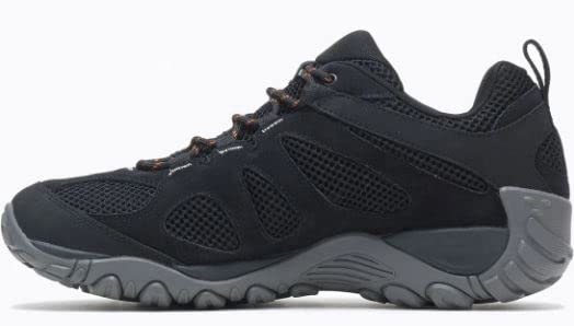 Merrell Men's Yokota 2 Hiking Shoe, Black/Exuberance, 10 M US