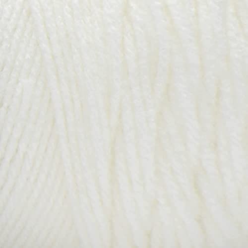 Red Heart Super Saver Jumbo Yarn, Soft White 2 Count (Pack of 1)