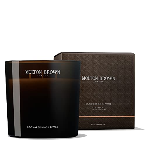 Molton Brown Re-Charge Black Pepper Luxury Scented Candle (Triple Wick), 21.16 oz.